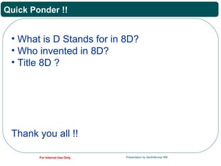 8D _ Problem Solving | PPT