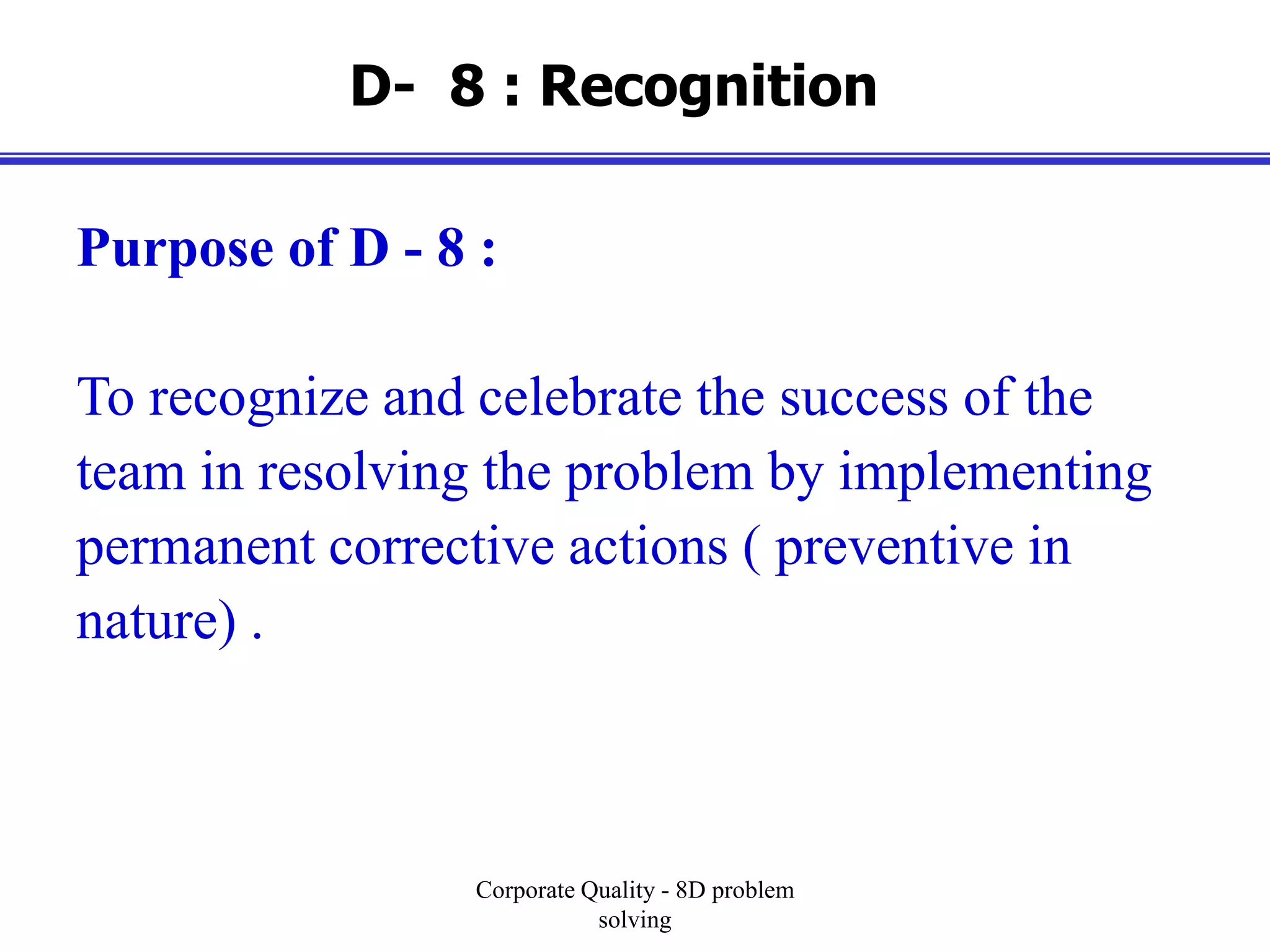 8 d problem solving rev01 | PPT