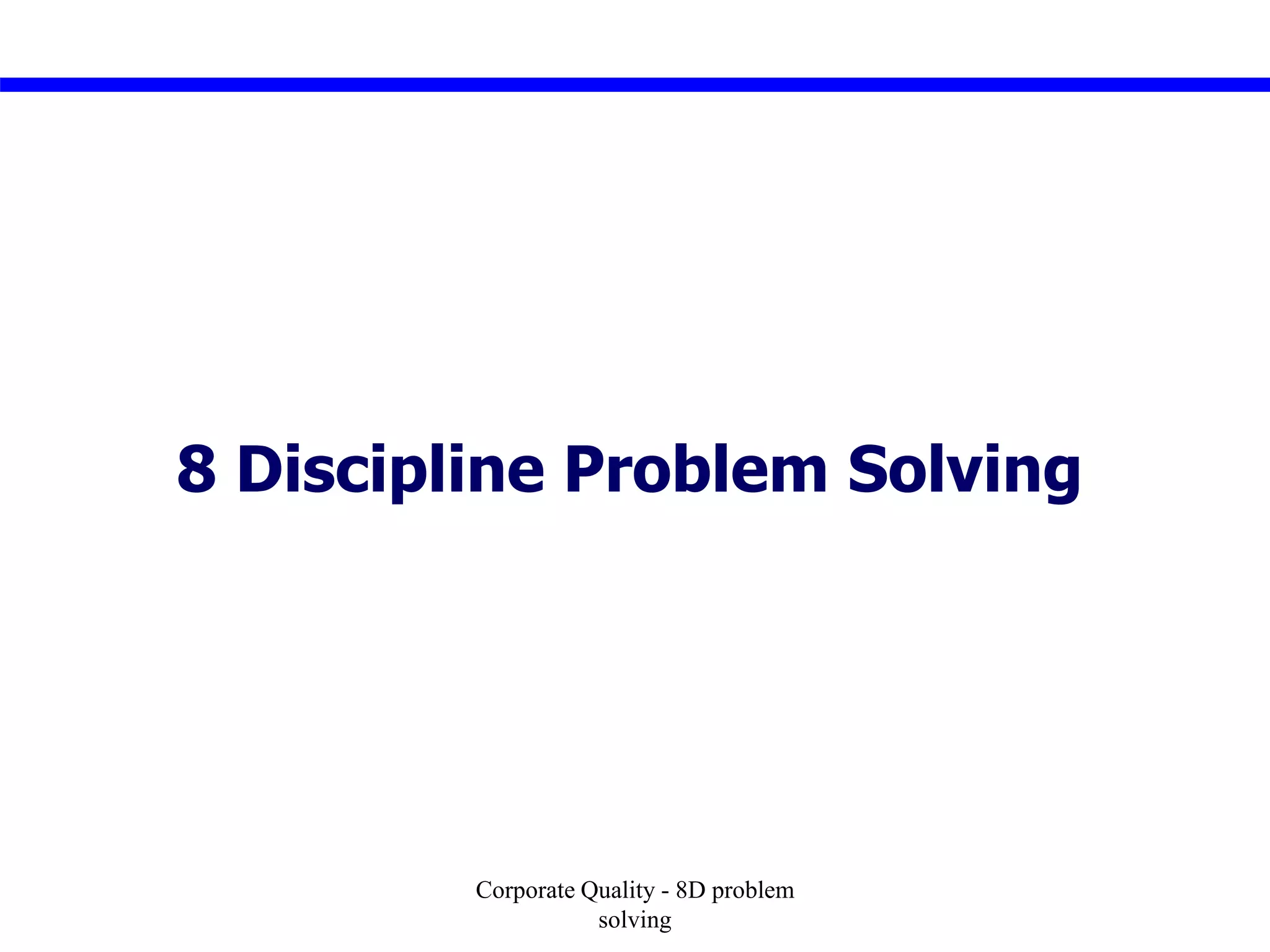 8 d problem solving rev01 | PPT