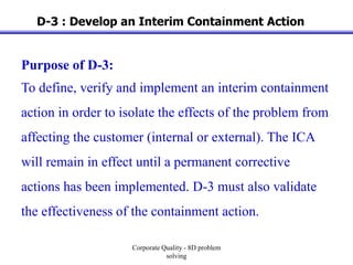 8 d problem solving rev01 | PPT