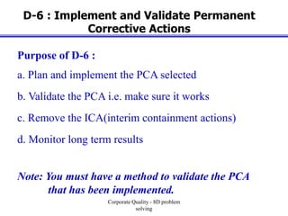 8 d problem solving rev01 | PPT