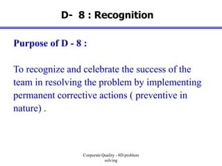 8 d problem solving rev01 | PPT