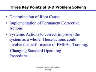 8 d problem solving rev01 | PPT