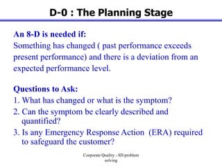 8 d problem solving rev01 | PPT