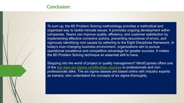 8D Problem Solving Concepts with Lean Six Sigma.pptx