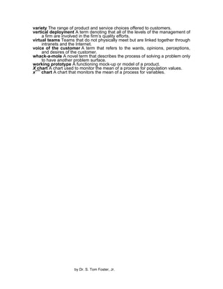 8 D Quallity Glossary | PDF