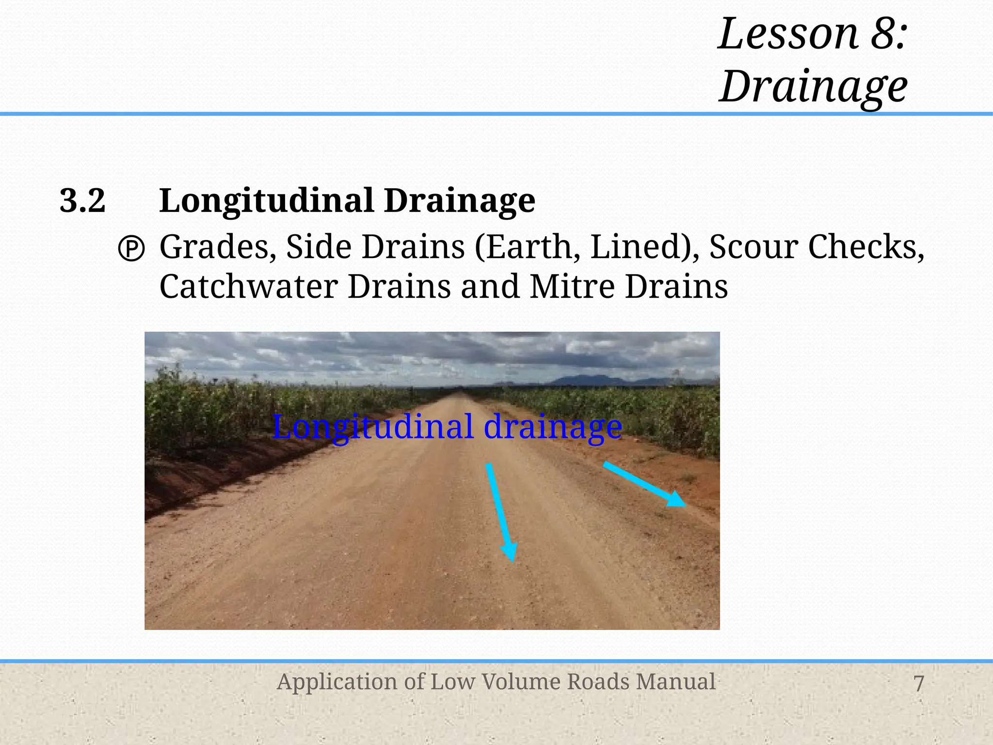 Drainage Design for the road and Irrigation systerm | PPTX