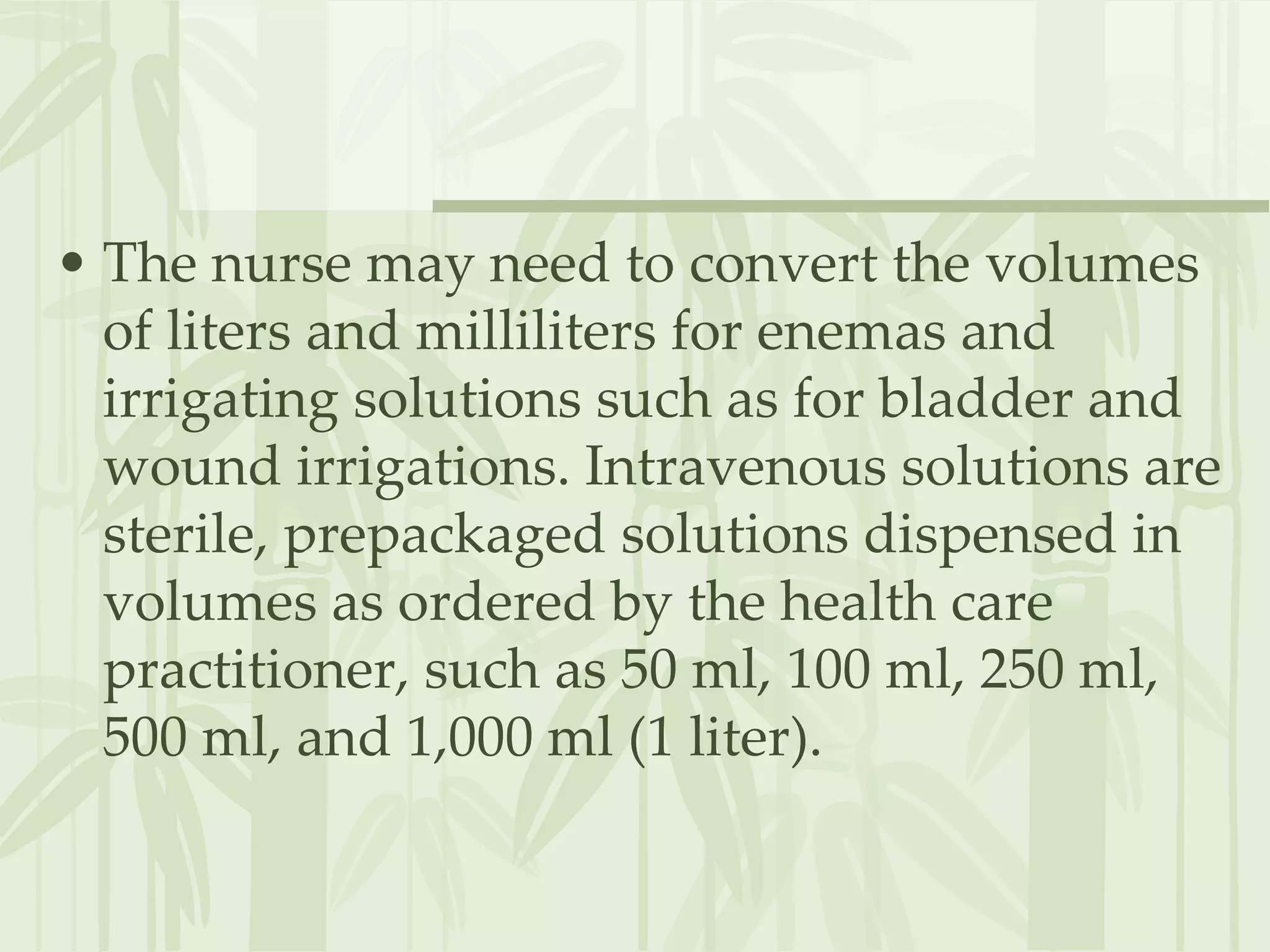 Drug Calculation for Patient | PPTX