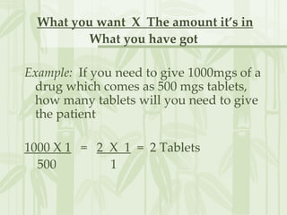 Drug Calculation for Patient | PPTX