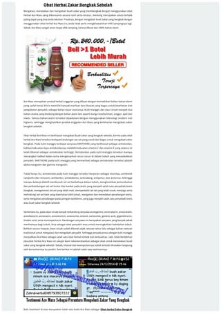 OBAT HERBAL ZAKAR BENGKAK SEBELAH | Cara Cepat Mengobati Buah Zakar ...