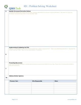 8 d template_advanced | PDF