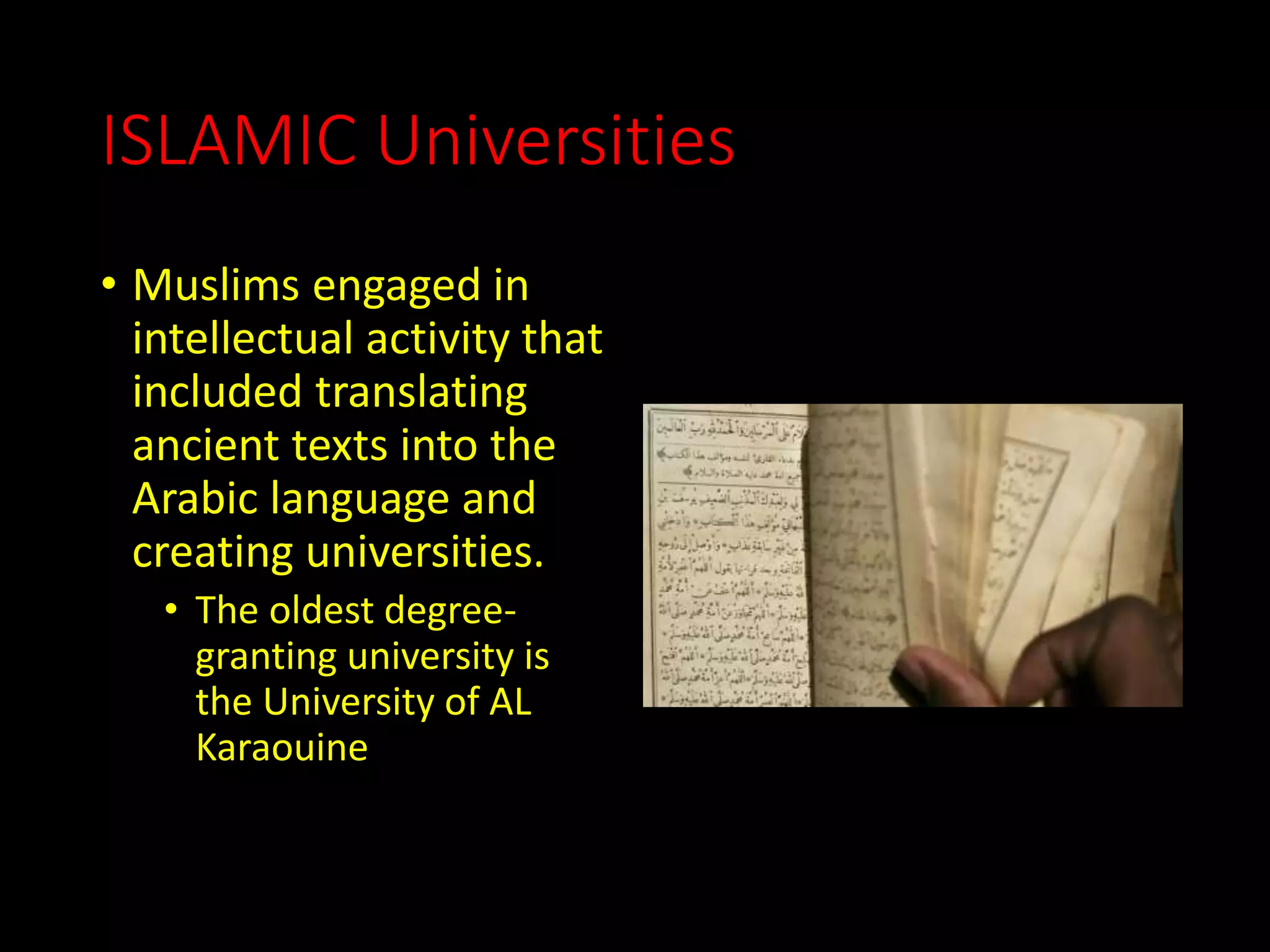 8d the preservation and advancements of islam | PPT