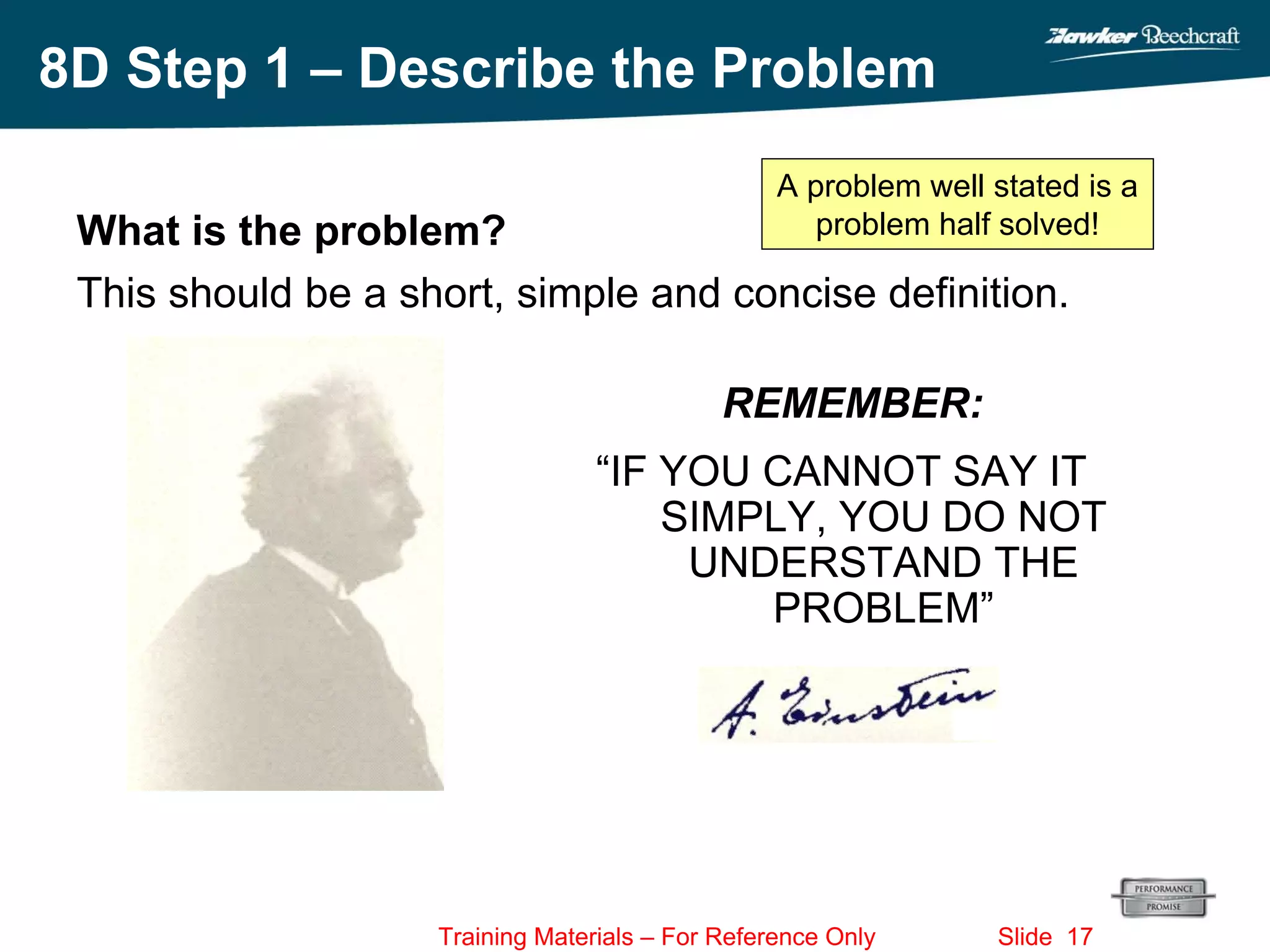 8 Disciplines (8D) Training | PDF