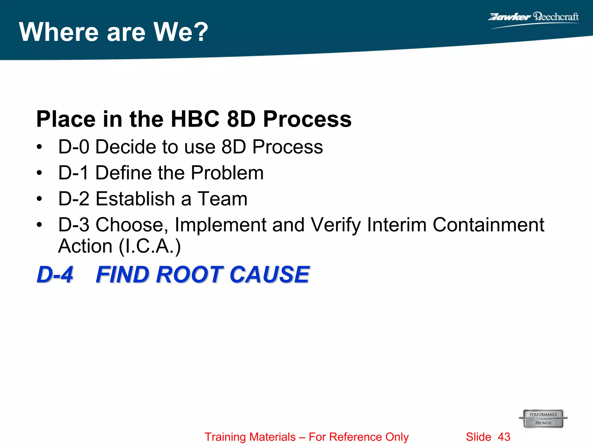 8 Disciplines (8D) Training | PDF