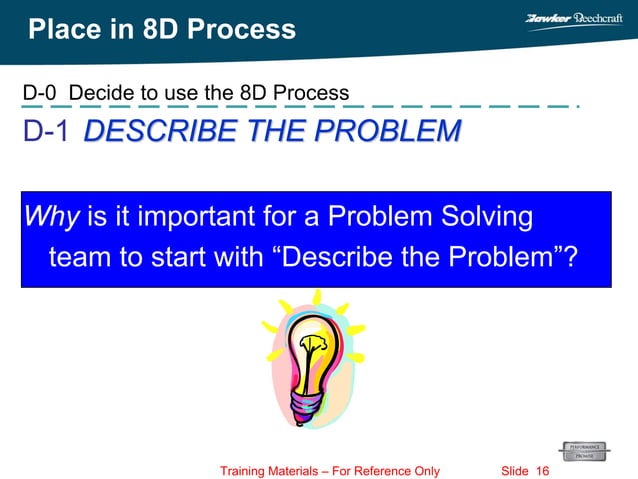 8 Disciplines (8D) Training | PDF | Business | Business and Finance