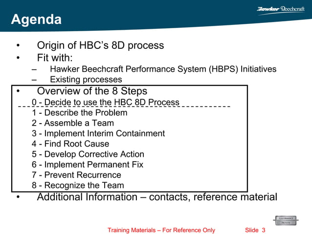 8 Disciplines (8D) Training | PDF | Business | Business and Finance