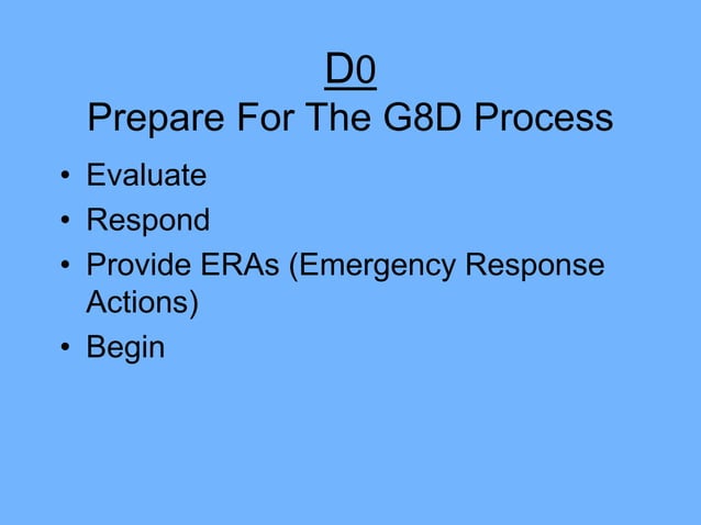 8D Training.PPT | Business | Business and Finance