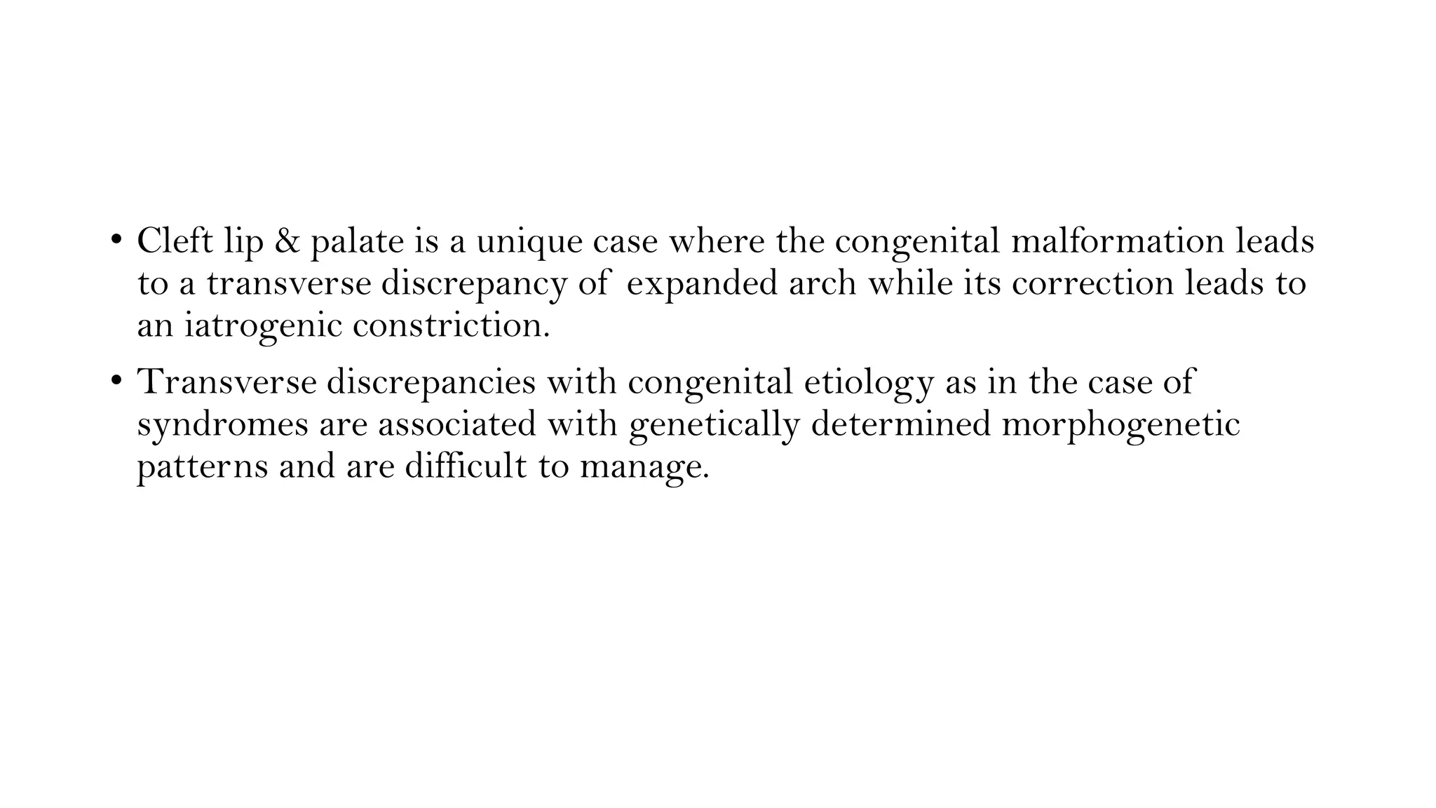 Diagnosis And Treatment In Transverse Dimension | PDF