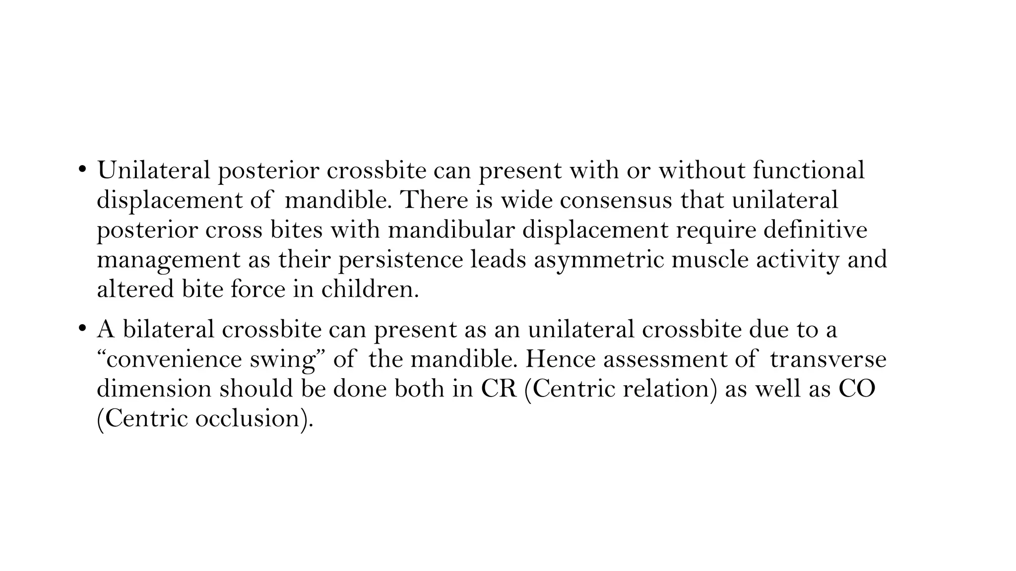 Diagnosis And Treatment In Transverse Dimension | PDF