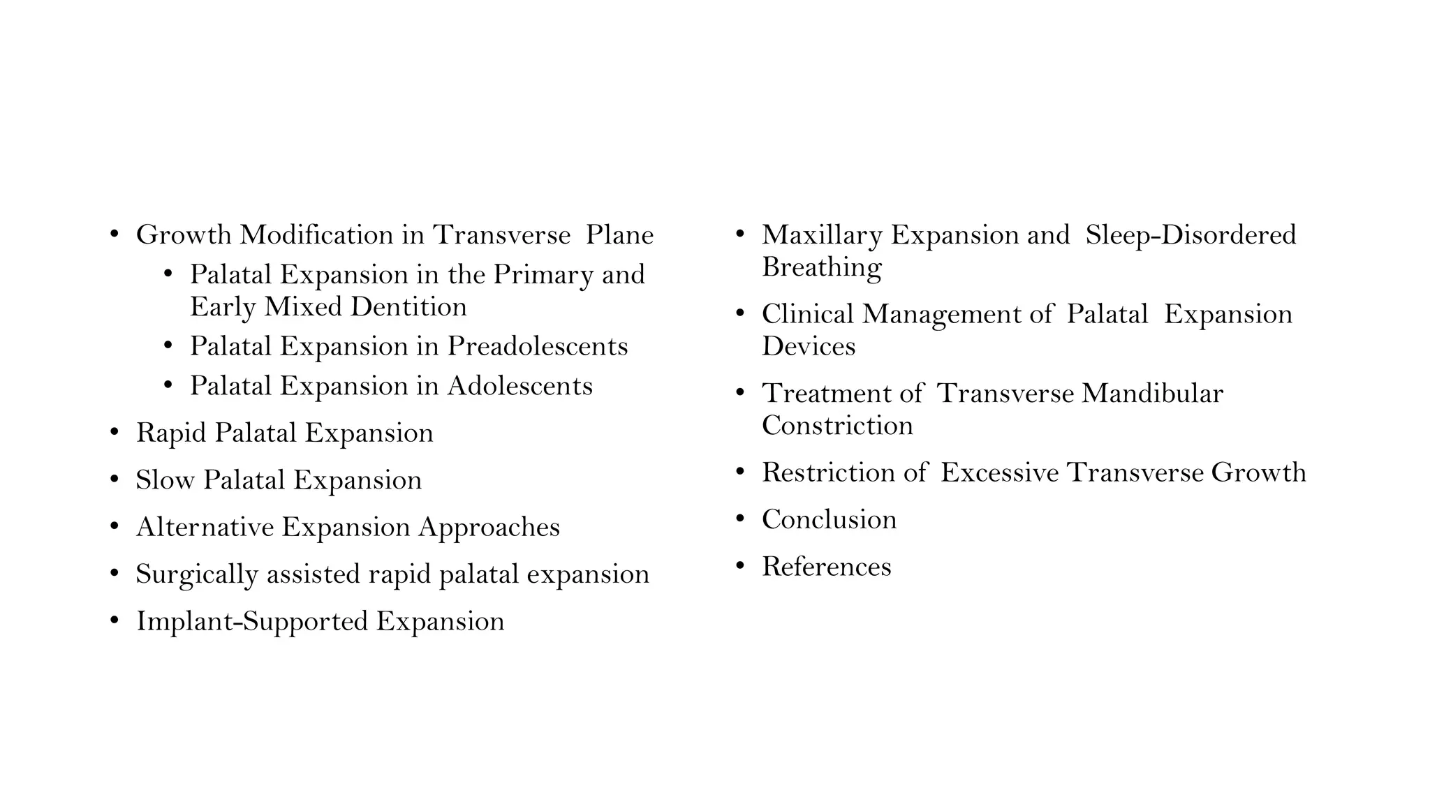 Diagnosis And Treatment In Transverse Dimension | PDF
