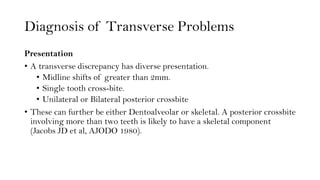 Diagnosis And Treatment In Transverse Dimension | PDF