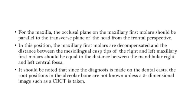 Diagnosis And Treatment In Transverse Dimension | PDF
