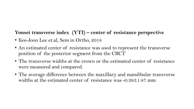Diagnosis And Treatment In Transverse Dimension | PDF