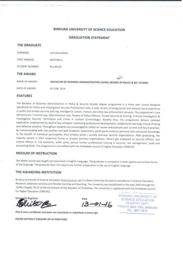 Statements Graduation Announcement