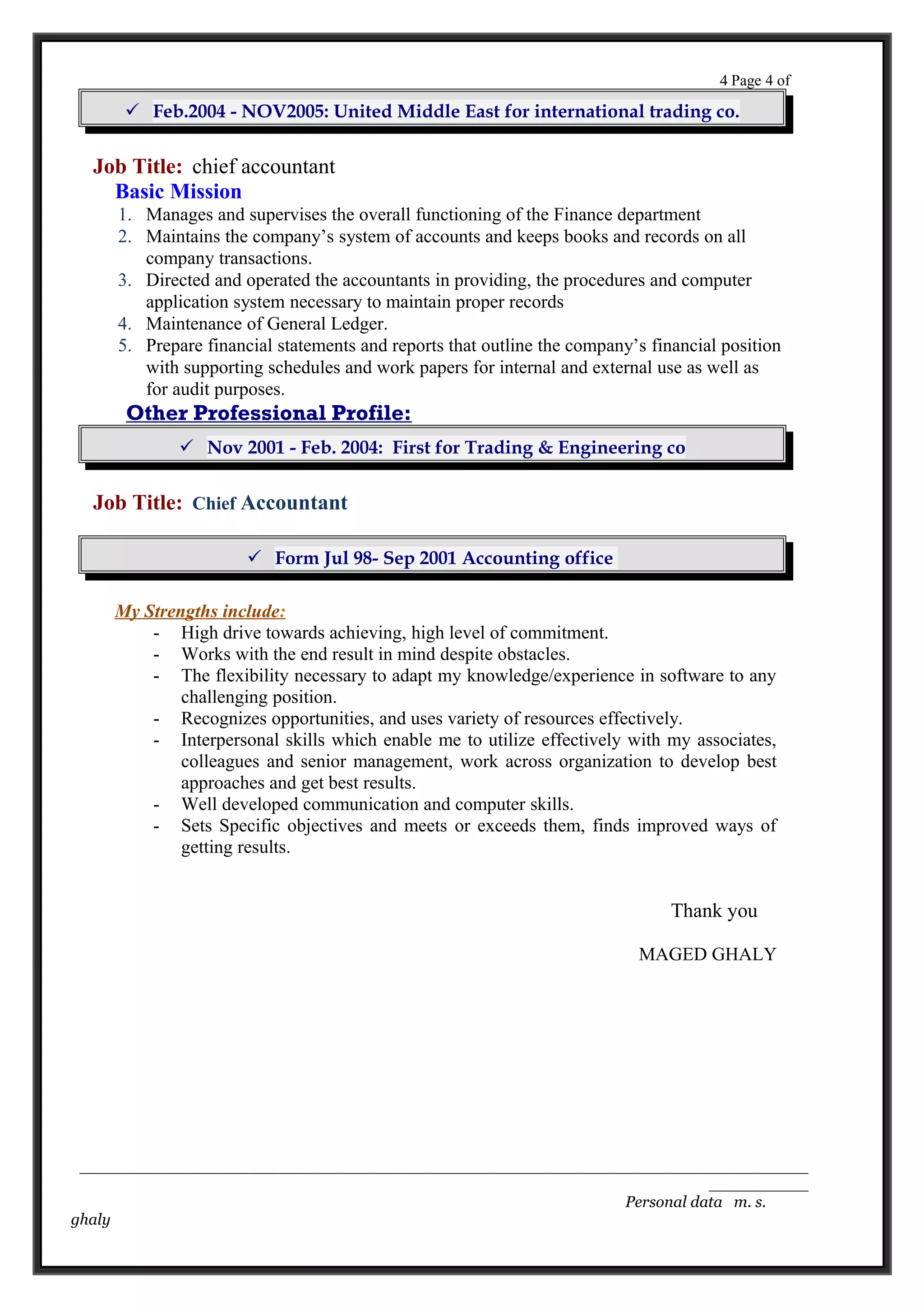 Copy of Copy of MAGED C V (1) | DOC