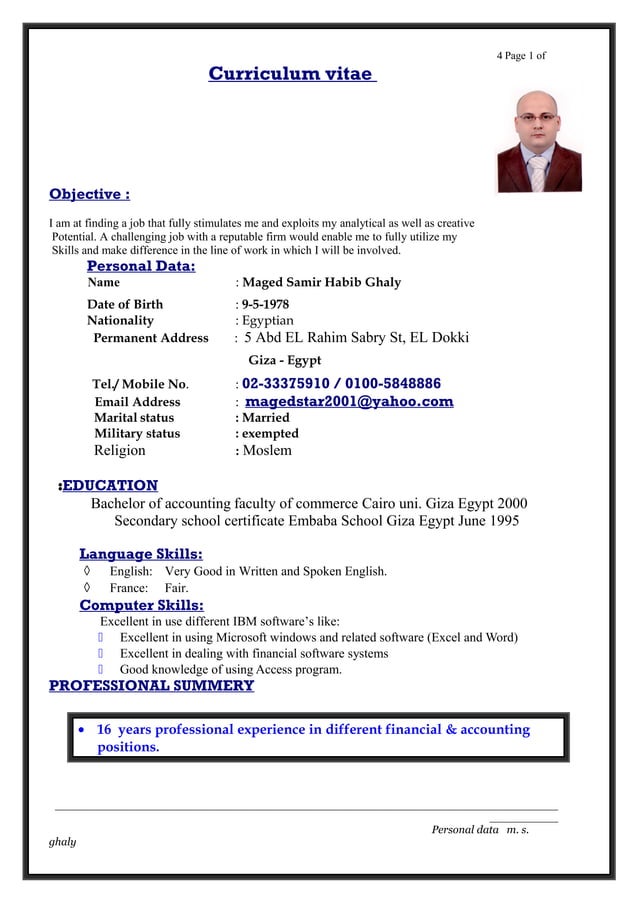 Copy of Copy of MAGED C V (1) | DOC