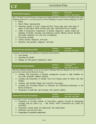 CIARAN O CONNOR CURRICULUM VITAE | PDF