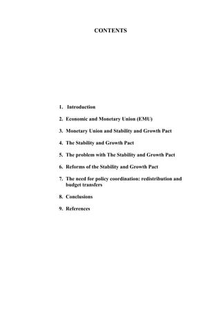 EMU and the Growth and Stability Pact (GSP) | DOC