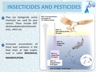 SOURCES AND EFFECTS OF WATER POLLUTANTS ON HUMAN HEALTH, QUALITY ...