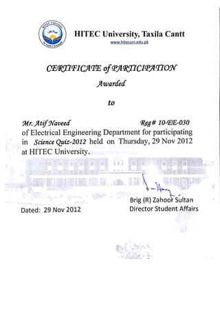 Science Quiz Competition | PDF