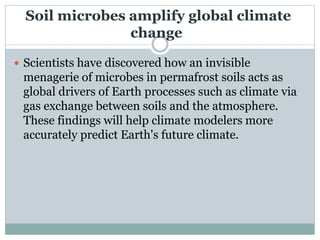 Microbial Action On The | PPTX