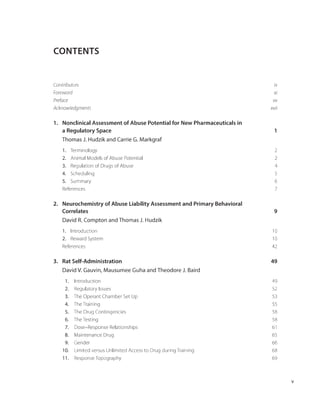 Nonclinical assessment of abuse potential of new pharmaceuticals | PDF