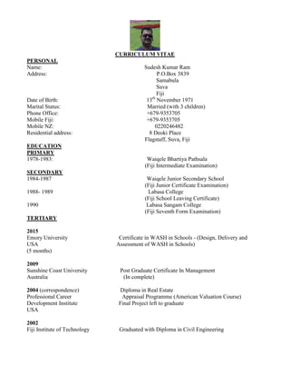 CURRICULUM VITAE 13072016 | PDF