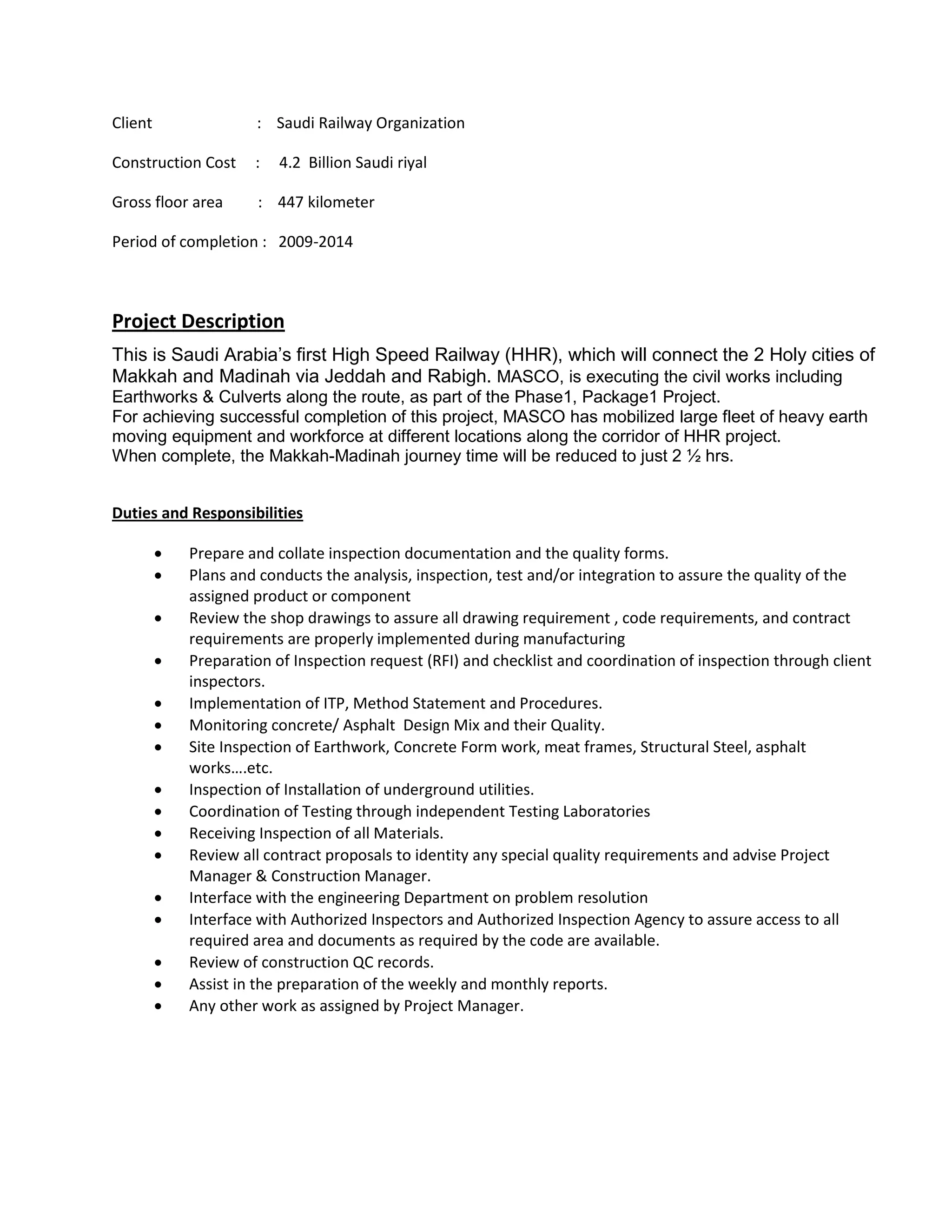 muneer qc cv | PDF