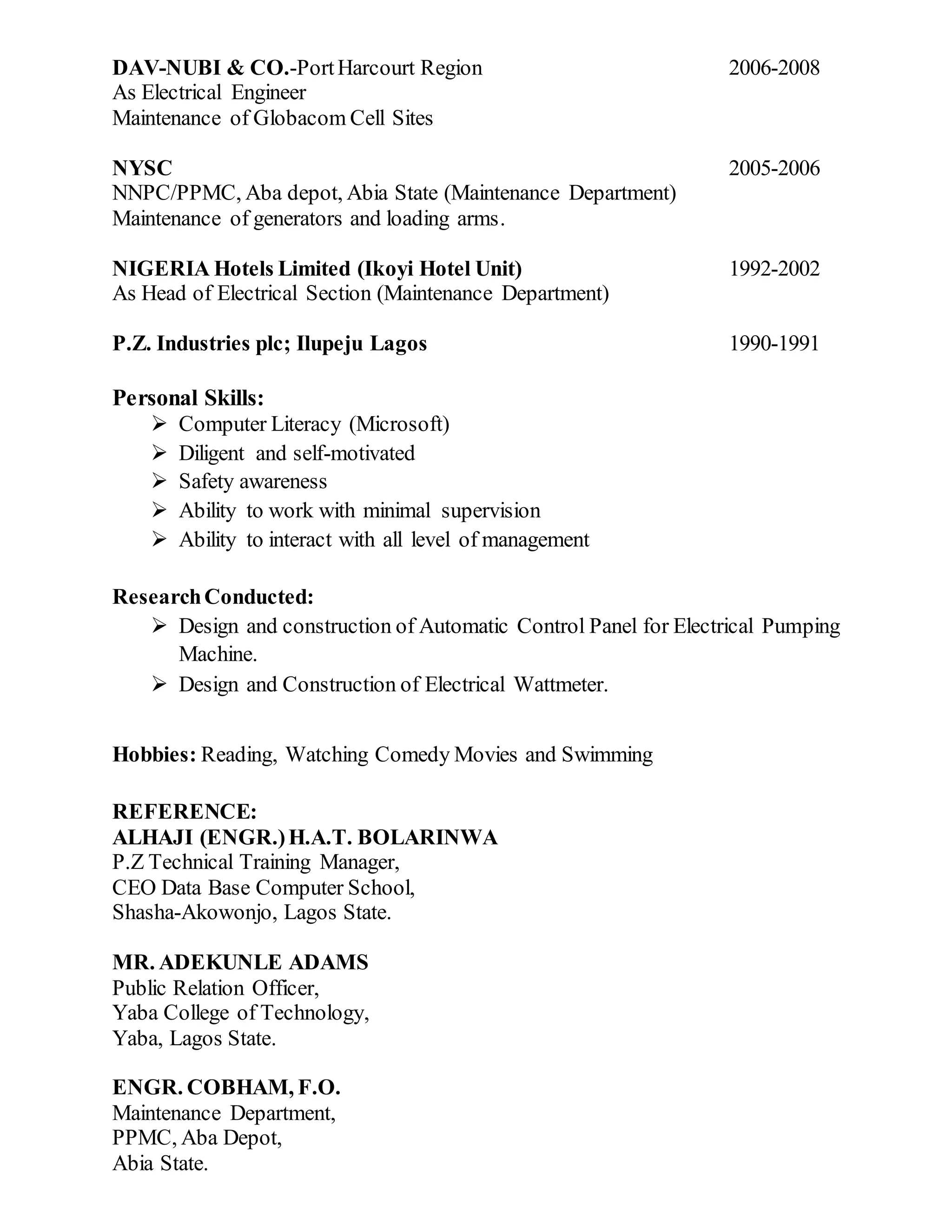 LAMIDI SEMIU ADEREMI | DOCX | Science