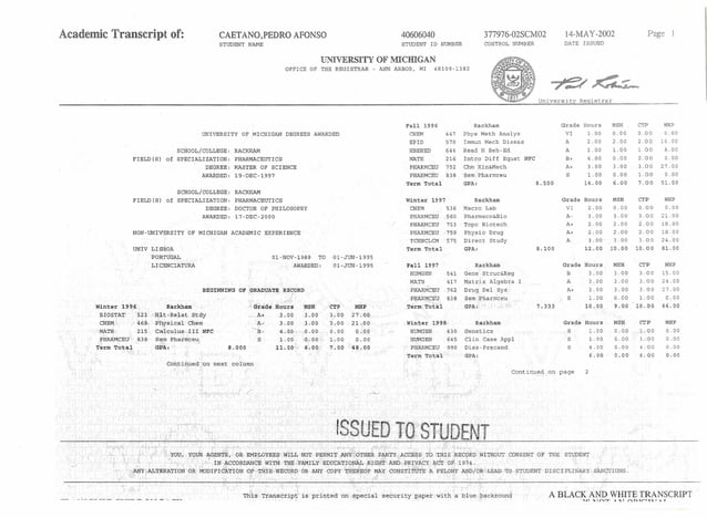 MichiganPhDdiplomatranscripts | PDF | Undergraduate Education | College Education