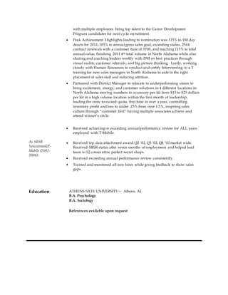 Stacy Resume 2 | PDF