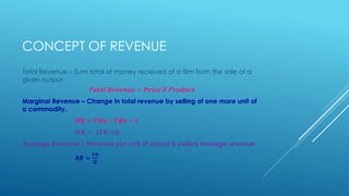 CONCEPT OF Revenue | PPTX