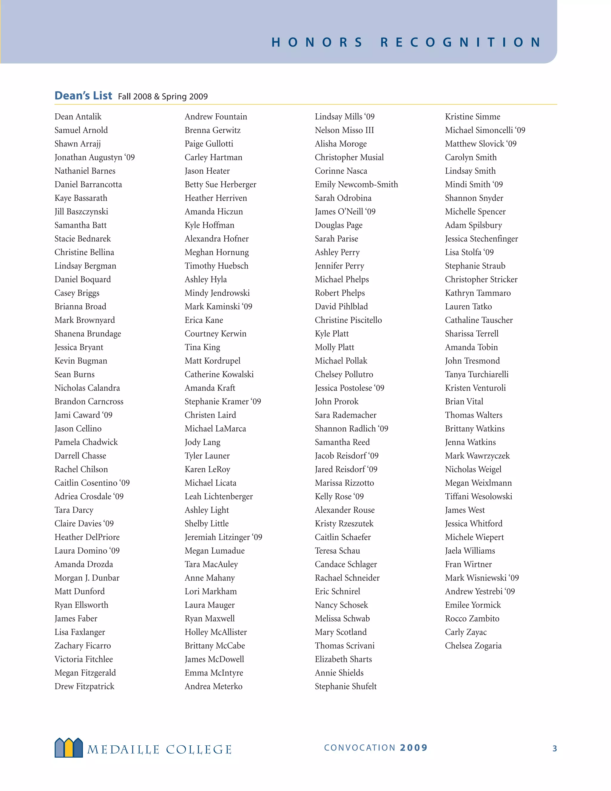 honors_convocation_2009 | PDF