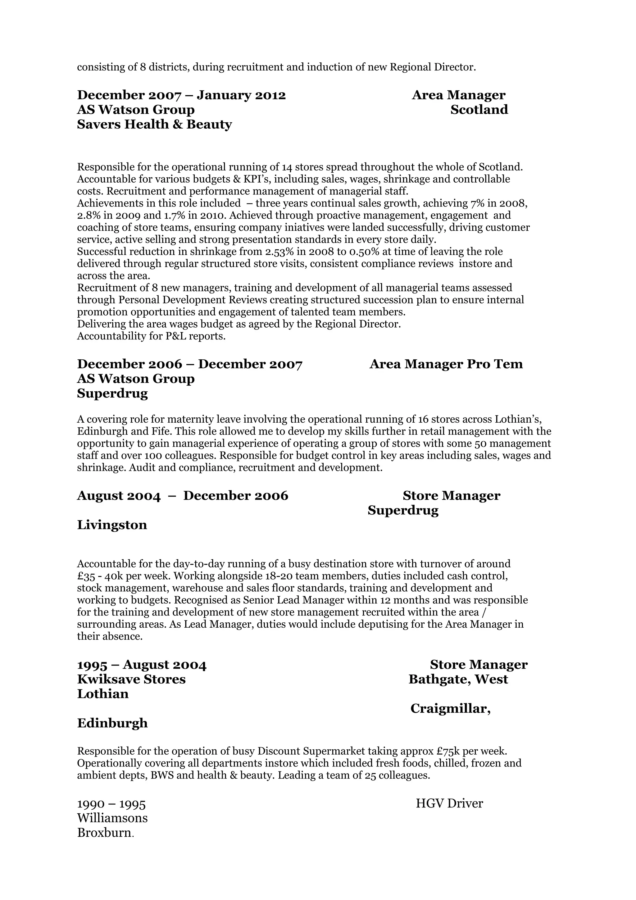 Perry Robertson CV | DOC