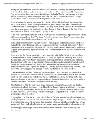 How fierce resolve and curious funding resurrected Babes in Toyland ...