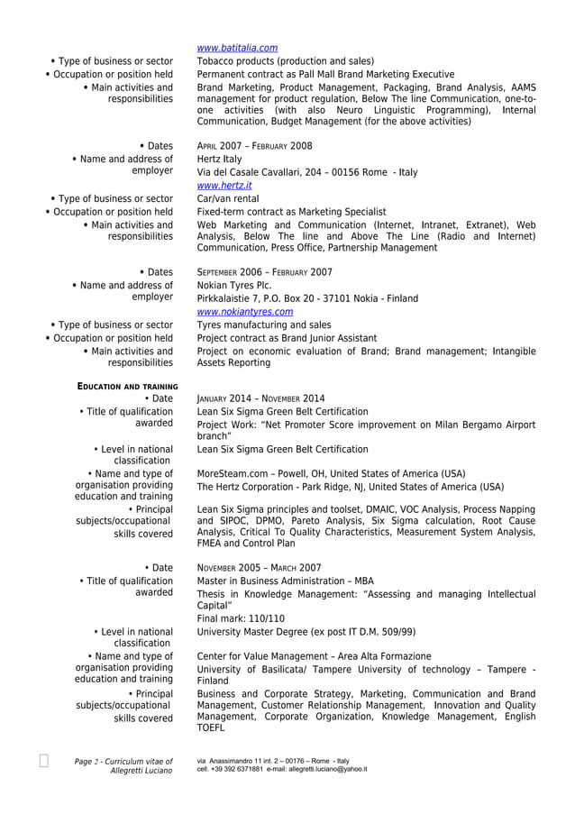 CV_eu Luciano Allegretti_en | PDF