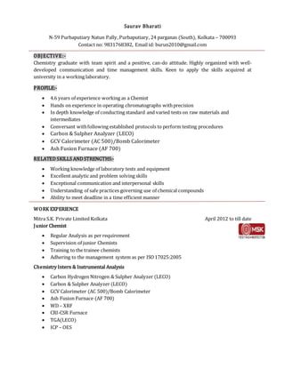 Saurav Bharti Presenatation | DOCX