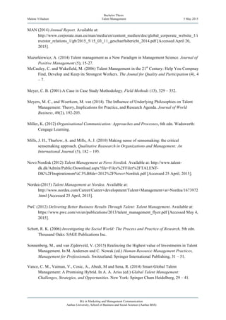 Bachelor Thesis_Talent Management | PDF