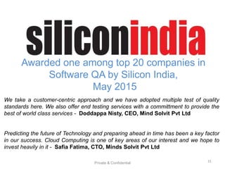 Minds Solvit Profile | PPTX