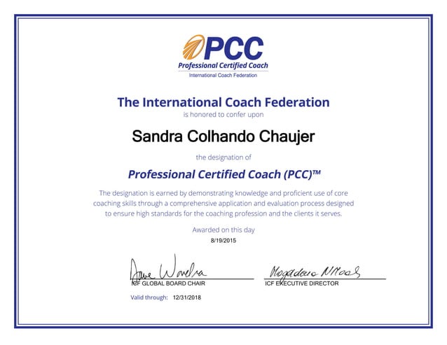 PCC Certificate | PPT